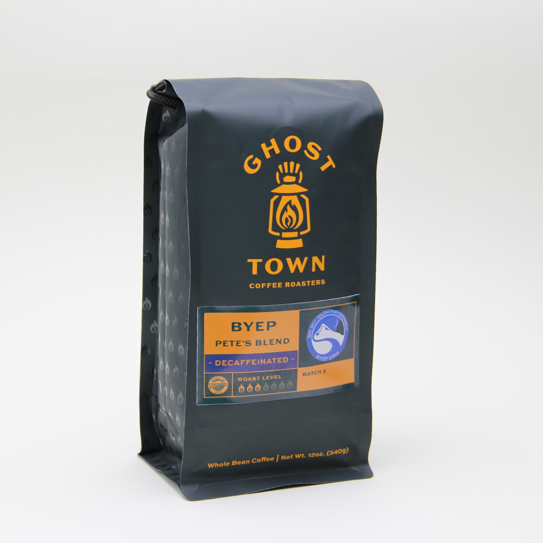BYEP - Pete's Blend - Decaf Blend – Ghost Town Coffee Roasters